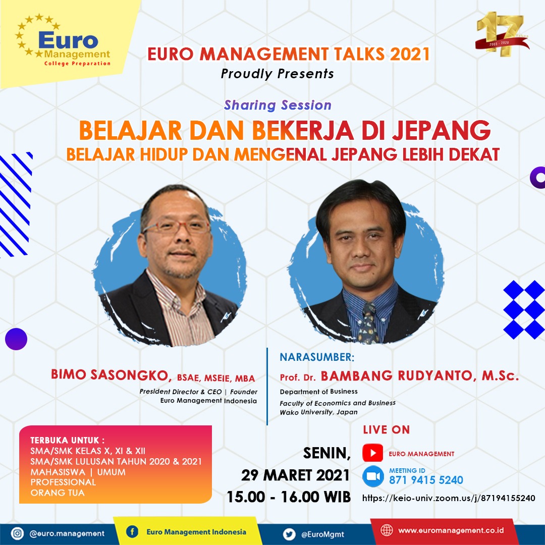 EURO MANAGEMENT INDONESIA TALKS 2021